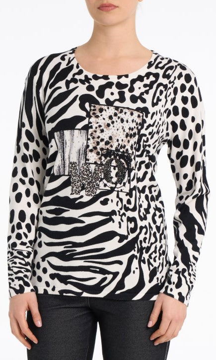 Rhinestone Mixed Animal Print– revolution boutique store